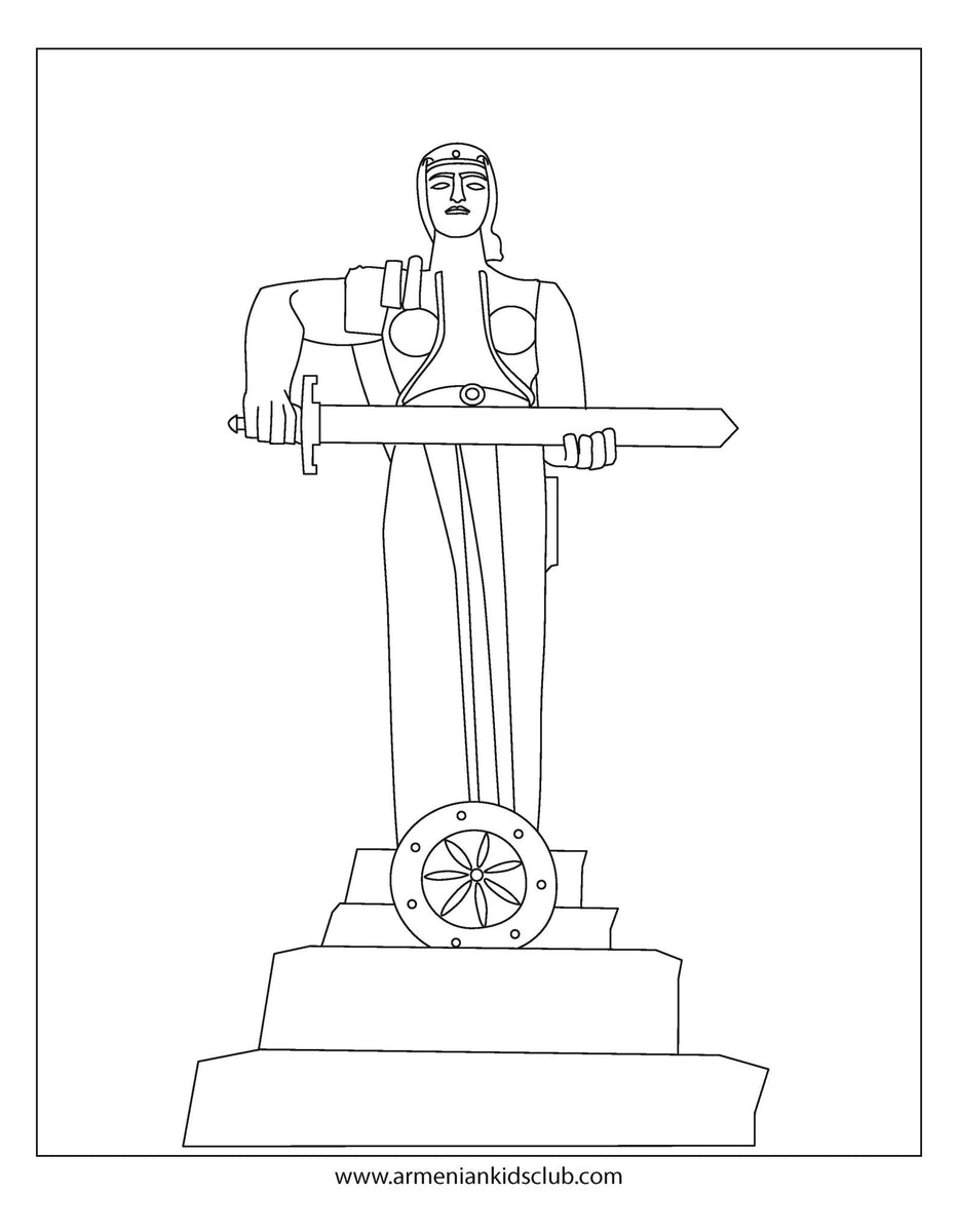 Our Homeland Coloring Book – Armenian Kids Club