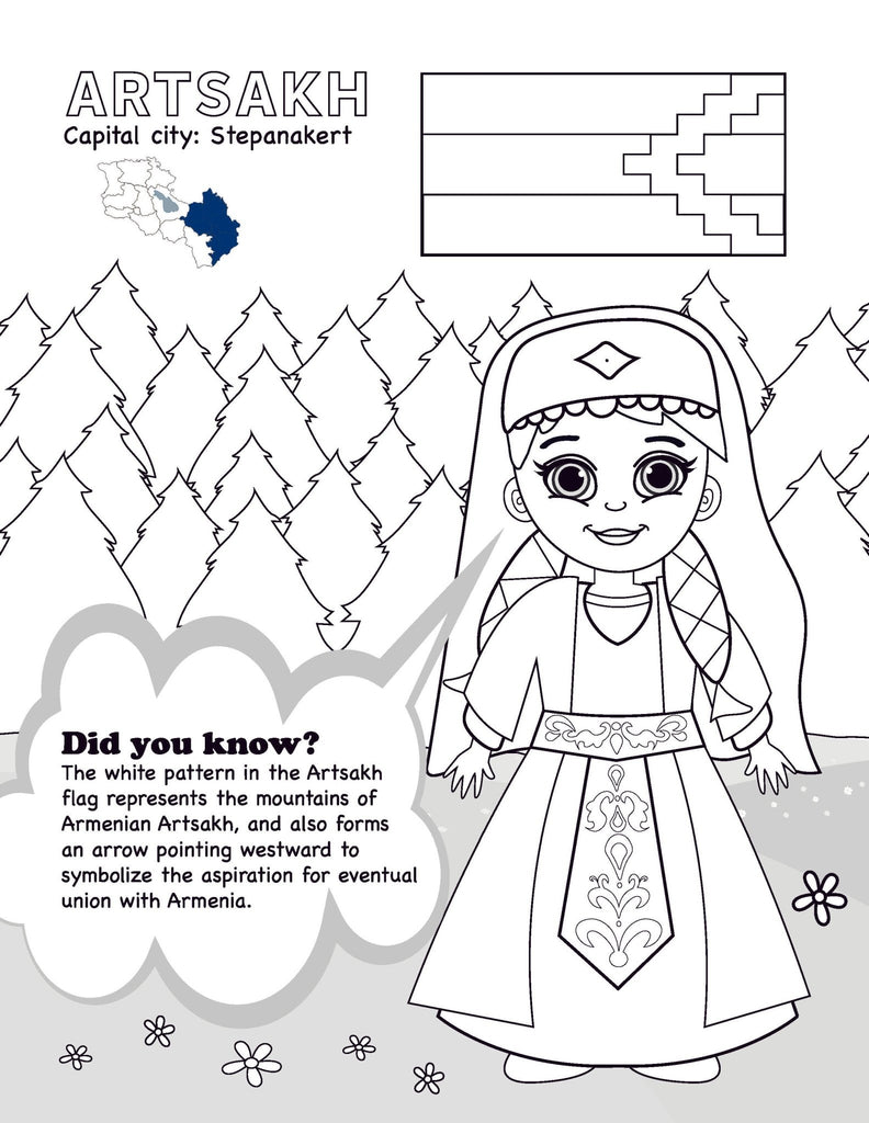 armenia coloring pages
